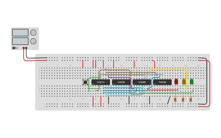 Circuit Design Circuito Semaforo Tinkercad