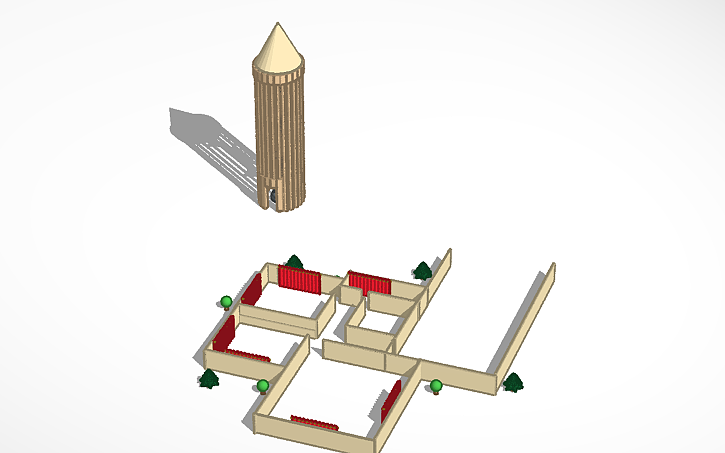 3D design Bella's Floor Plan - Tinkercad