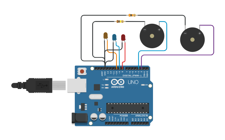 Circuit Design Heart Rate Monitoring Tinkercad