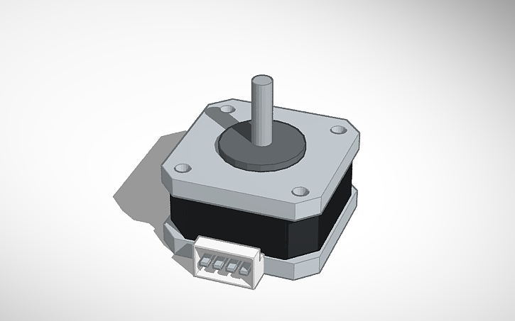 3D design Stepper Motor Nema 17, 42x42x23 | Tinkercad