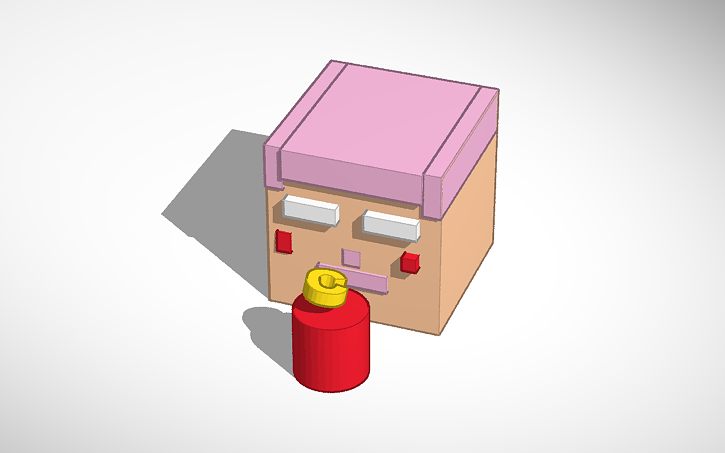 3d Design Lady Herobrine Tinkercad