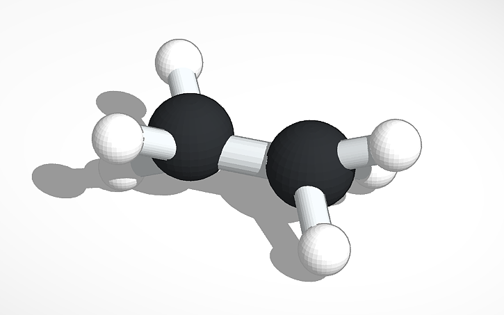 3D design C2H6 3D Model | Tinkercad