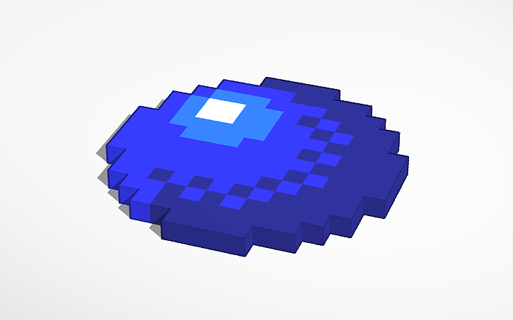 3D design Minecraft Sonic (Barrel) - Tinkercad