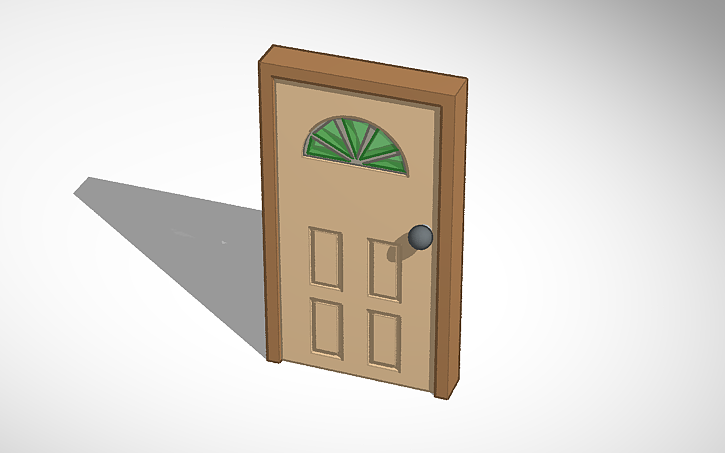 3D design door - Tinkercad