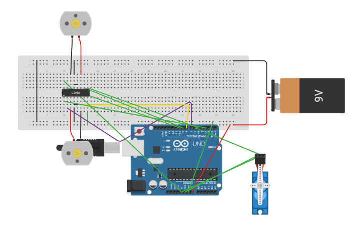 Circuit Design Projekt Tinkercad