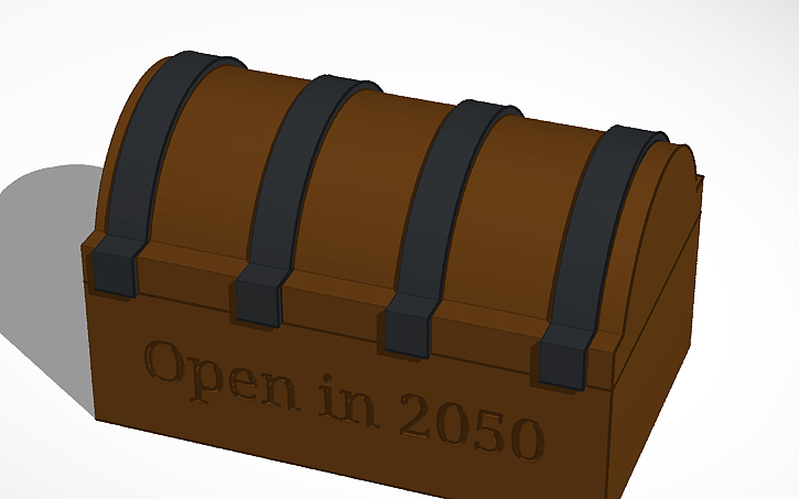 3D design Time Capsule - Tinkercad