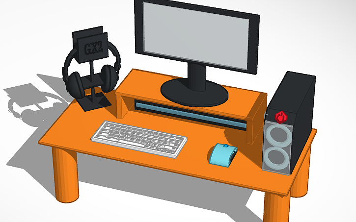 3D design My dream setup - Tinkercad
