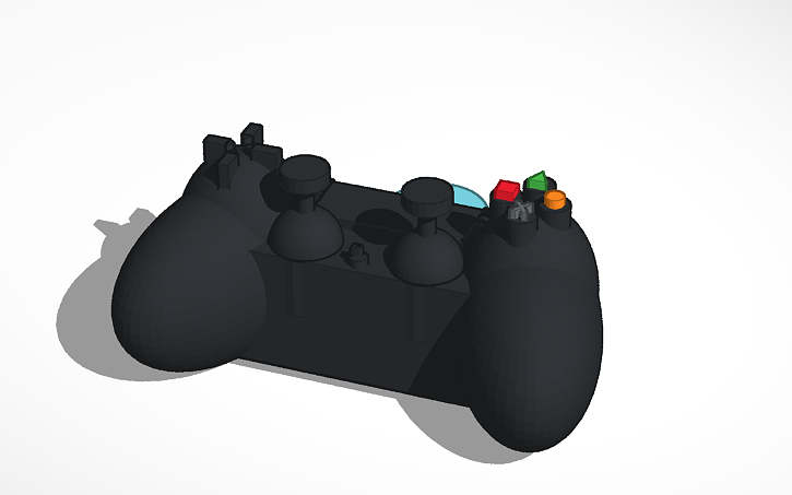3D design playstation 4 controller - Tinkercad