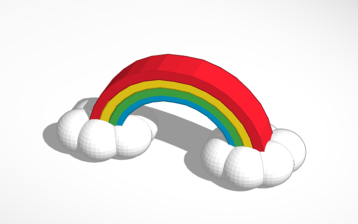 3D design Rainbow - Tinkercad