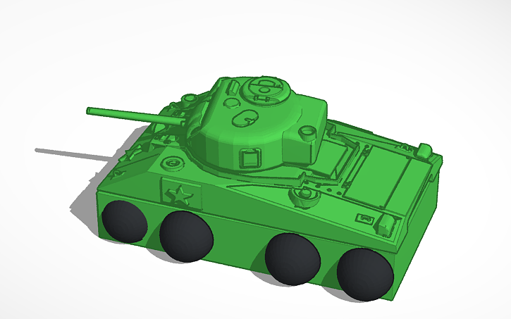 3D design Final Tank - Tinkercad