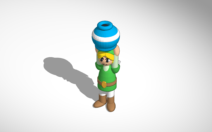 3D design Toon Link - Tinkercad