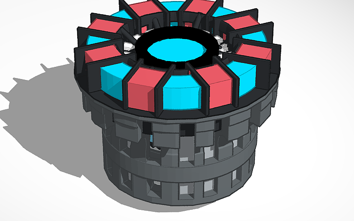 3D design Arc Reactor - Tinkercad