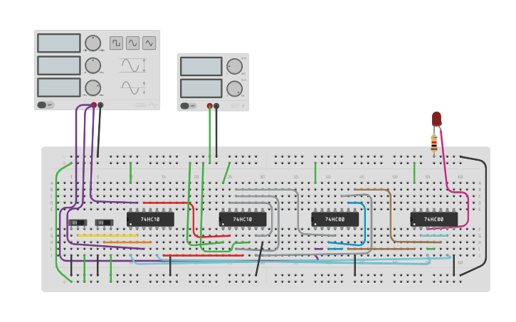 Circuit design master slave JK-flip flop | Tinkercad Circuit design master slave JK-flip flop | Tinkercad