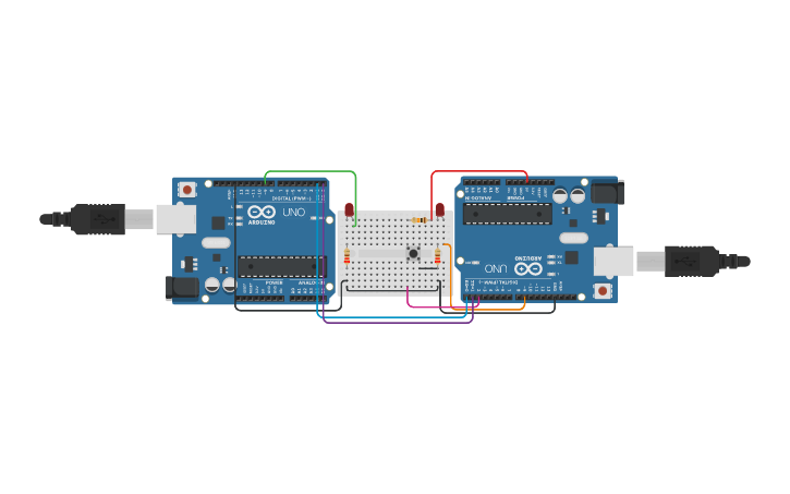 Circuit design Comunicación Serial Rx-Tx - Tinkercad