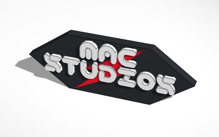 3D design MAC STUDIOS New Logo | Tinkercad