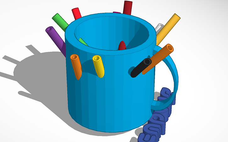 3D design Funny Kids Cup - Tinkercad