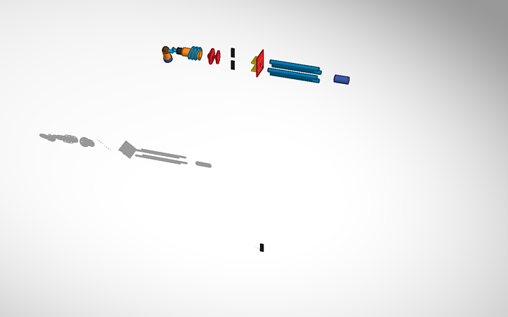 3D design plasma torch and quadruple mass analyzer | Tinkercad