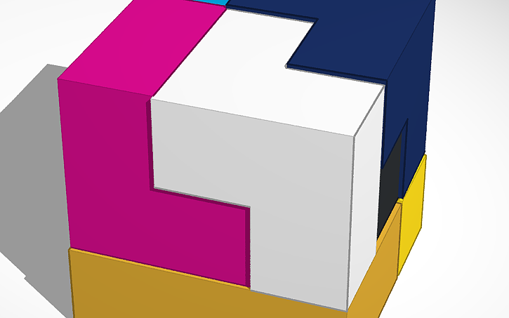 3D design 3B Yapboz - Tinkercad