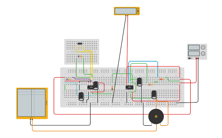 Circuit design Siren - Tinkercad