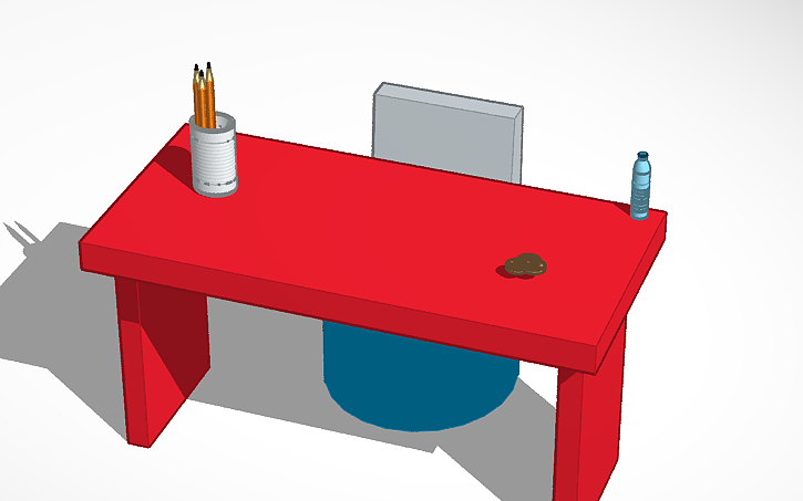 3D design Desk - Tinkercad