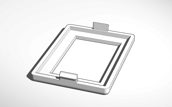 3D design PCB Display Protector - Tinkercad