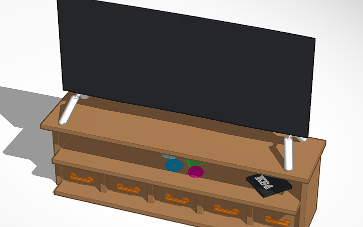 3D design Keff's television - Tinkercad