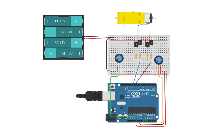 Circuit Design Simple Dc Motor Tinkercad Nbkomputer