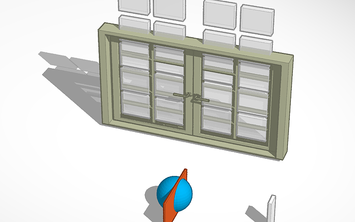 3D design Copy of pencere/window - Tinkercad