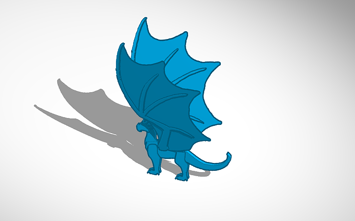 3D design Dragon - Tinkercad