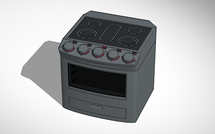 3D design Stove - Tinkercad