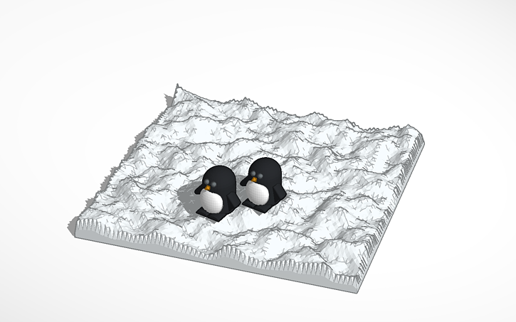 3D design Penguins - Tinkercad