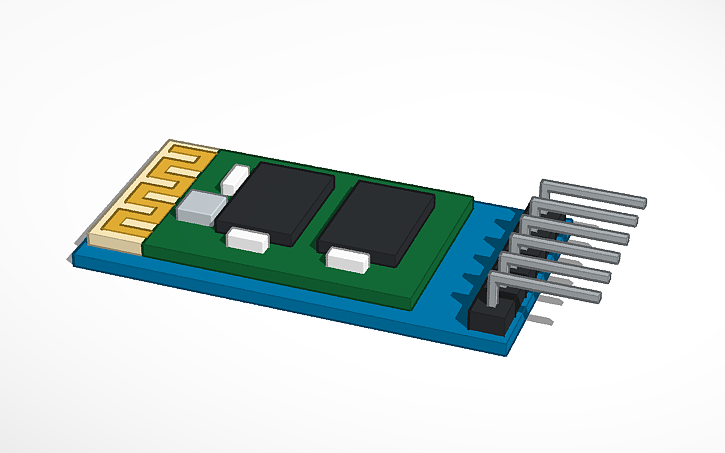 Circuit Design Bluetooth Tinkercad