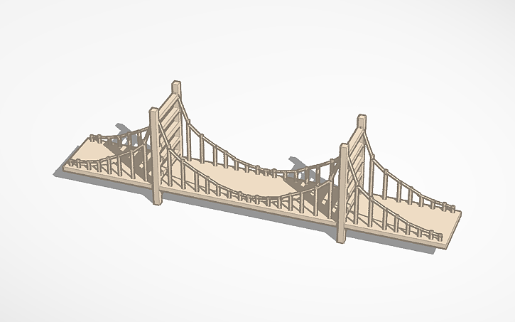 3D design BRIDGE - Tinkercad