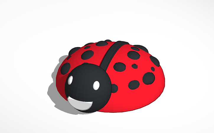 3d Design Ladybug Tinkercad
