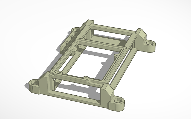 3D design Arduino_Uno_r3_and_USB_Hub_holder | Tinkercad