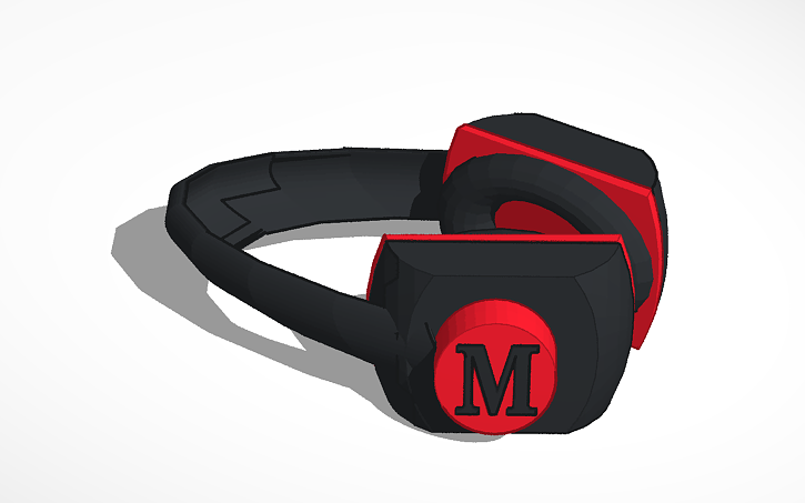 3D design Headset - Tinkercad