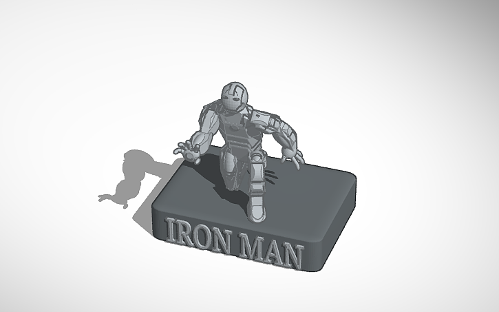 3D design Iron Man Statue (memorial) | Tinkercad