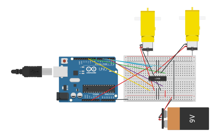 Circuit design pratica 7 - Tinkercad