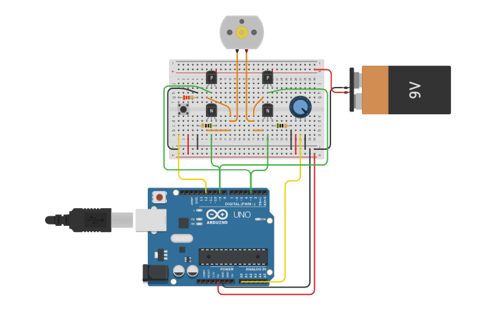 Circuit design Task 3 - Tinkercad