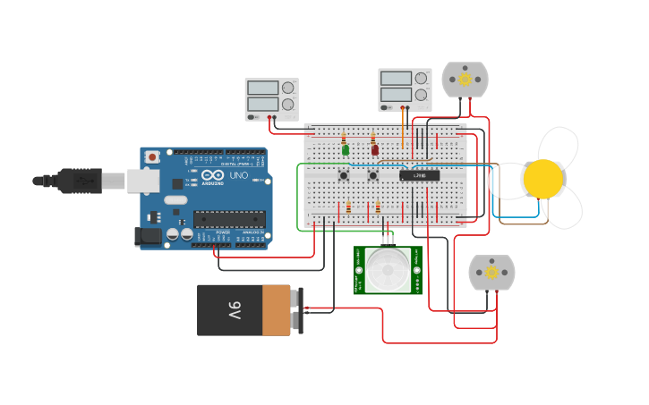 Circuit design cooling system | Tinkercad