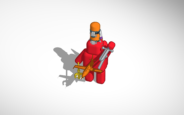 3D design Astro-bot - Tinkercad