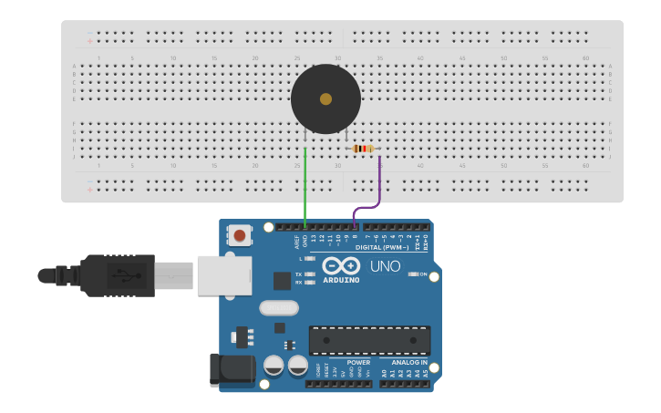 Circuit design EJERCICIO Reproducir una canción utilizando buzzer en ...