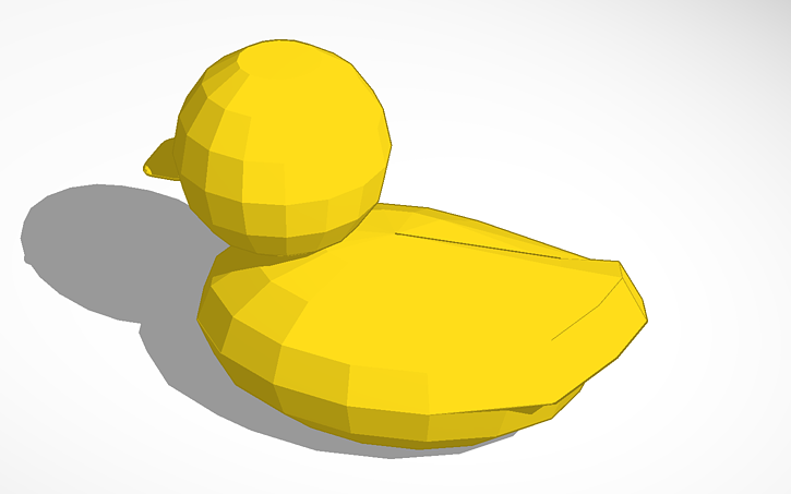 3D design duck - Tinkercad
