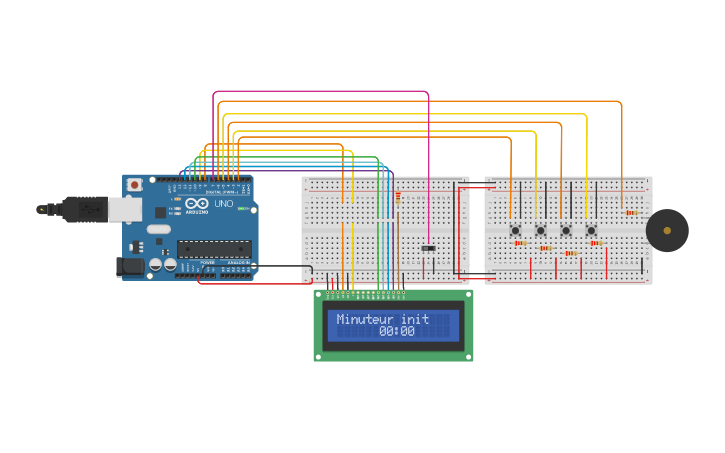 Circuit design Projet Arduino Partie 1 - Tinkercad