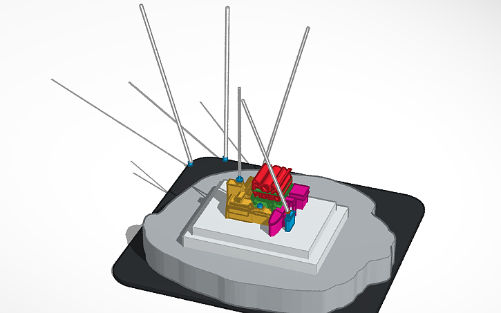 3D design Fox Video Logo 1995-1998 Remake (realistic Version) - Tinkercad