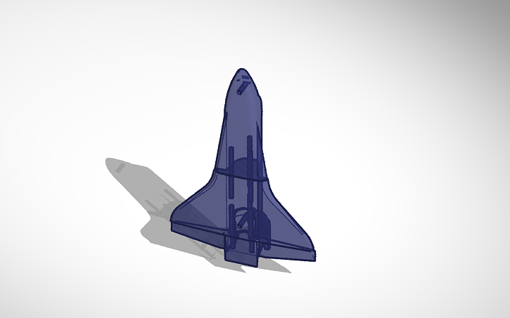 3D design Space Shuttle (CLEAR) | Tinkercad