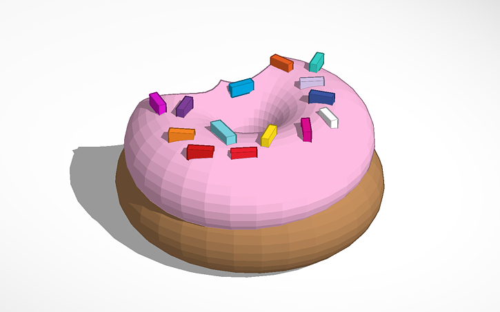 3D design Donut | Tinkercad