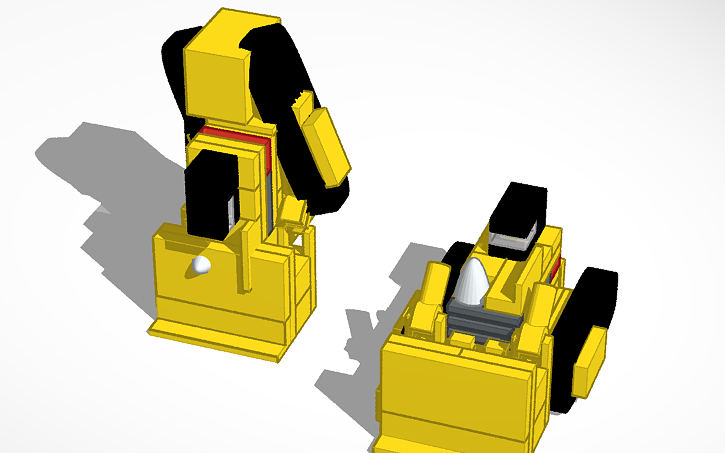 3D design transformers: buckethead - Tinkercad