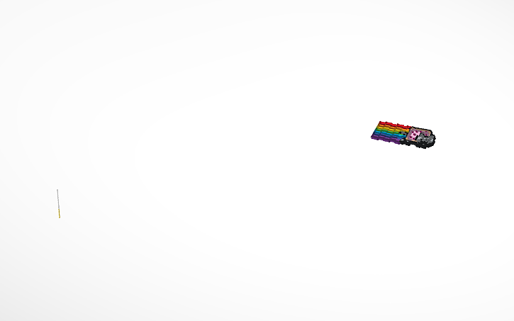 3D design Copy of NYAN CAT - Tinkercad