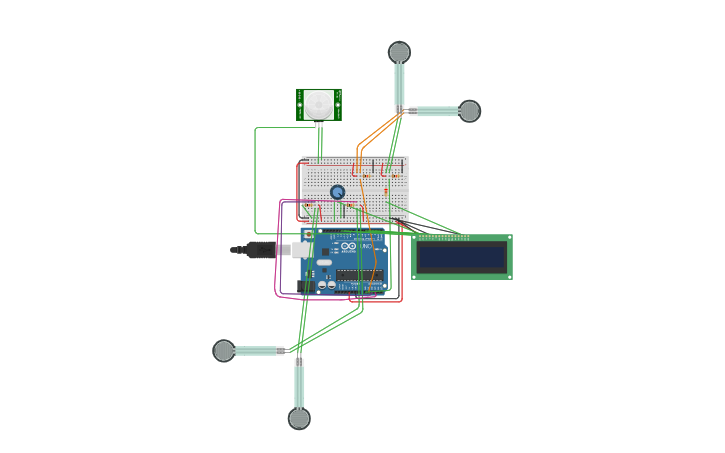 Circuit design motion - Tinkercad